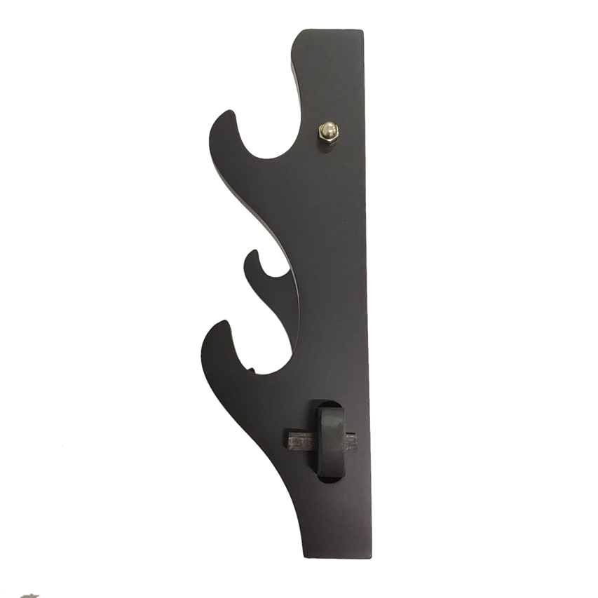Two Tier Wooden Wall Mounted Sword Display Rack - Knives & Swords ...