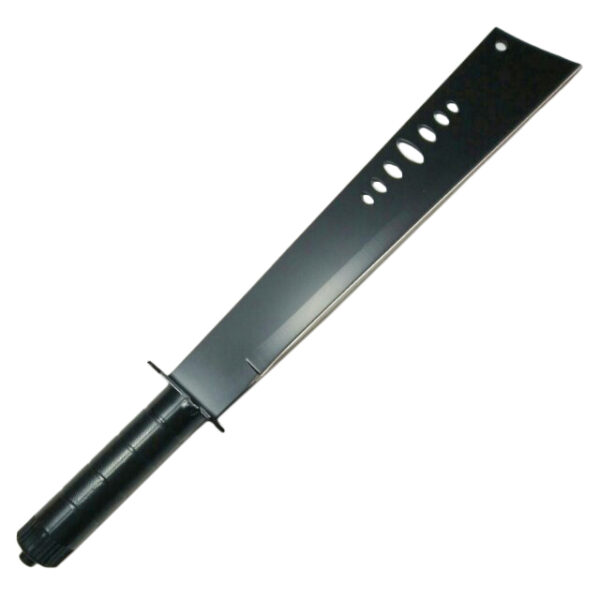 Black Seven Holes Machete - Knives & Swords Specialist