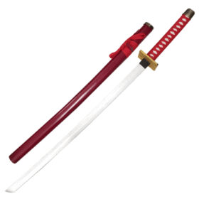 Bleach Renji Abarai Zabimaru Wooden Katana - Knives & Swords Specialist