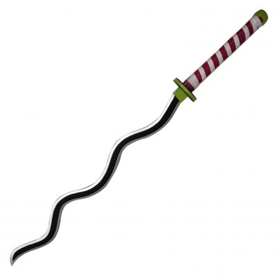 Kimetsu no Yaiba Obanai Iguro Wooden Sword - Knives & Swords Specialist