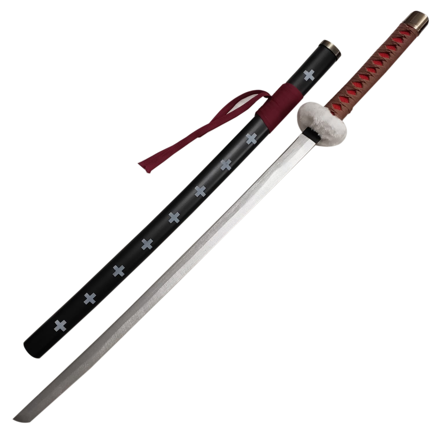 One Piece Trafalgar Law Red Wooden Katana - Knives & Swords Specialist