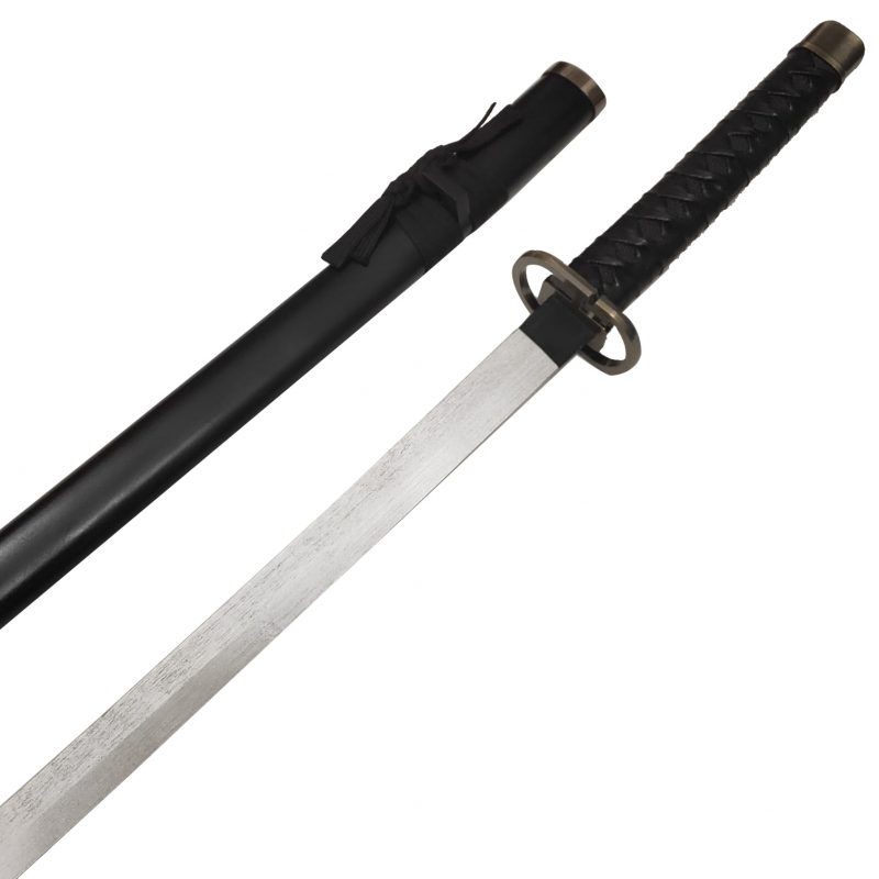 Black Bleach Gin Ichimaru Wooden Katana - Knives & Swords Specialist