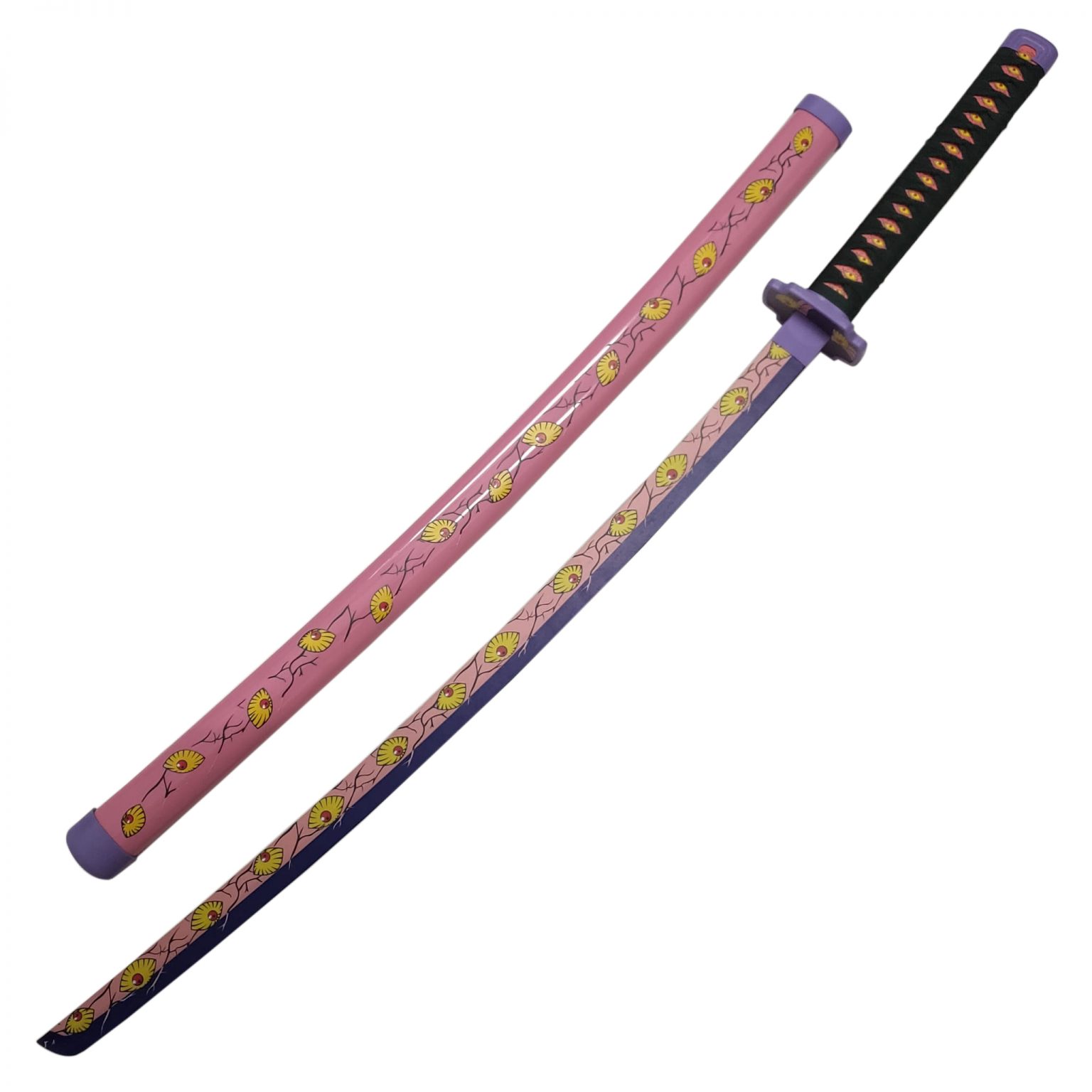 Kimetsu no Yaiba Kokushibou Michikatsu Tsugikuni Wooden Katana - Knives ...