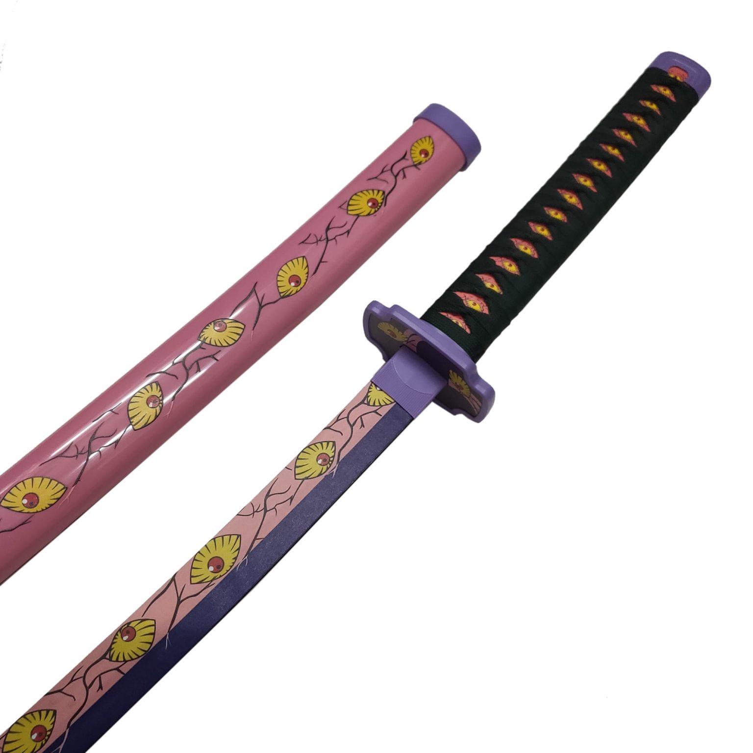 Kimetsu no Yaiba Kokushibou Michikatsu Tsugikuni Wooden Katana - Knives ...