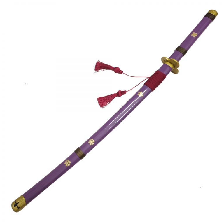 Purple One Piece Roronoa Zoro Enma Katana - Knives & Swords Specialist