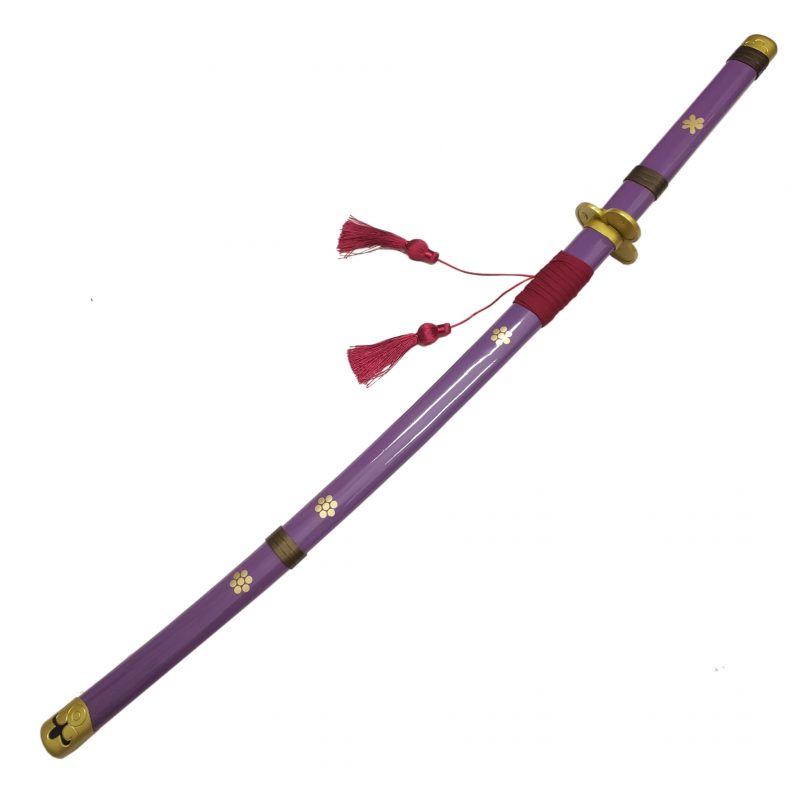 Purple One Piece Roronoa Zoro Enma Katana - Knives & Swords Specialist
