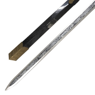 Silver Dragon Wooden Han Sword - Knives & Swords Specialist
