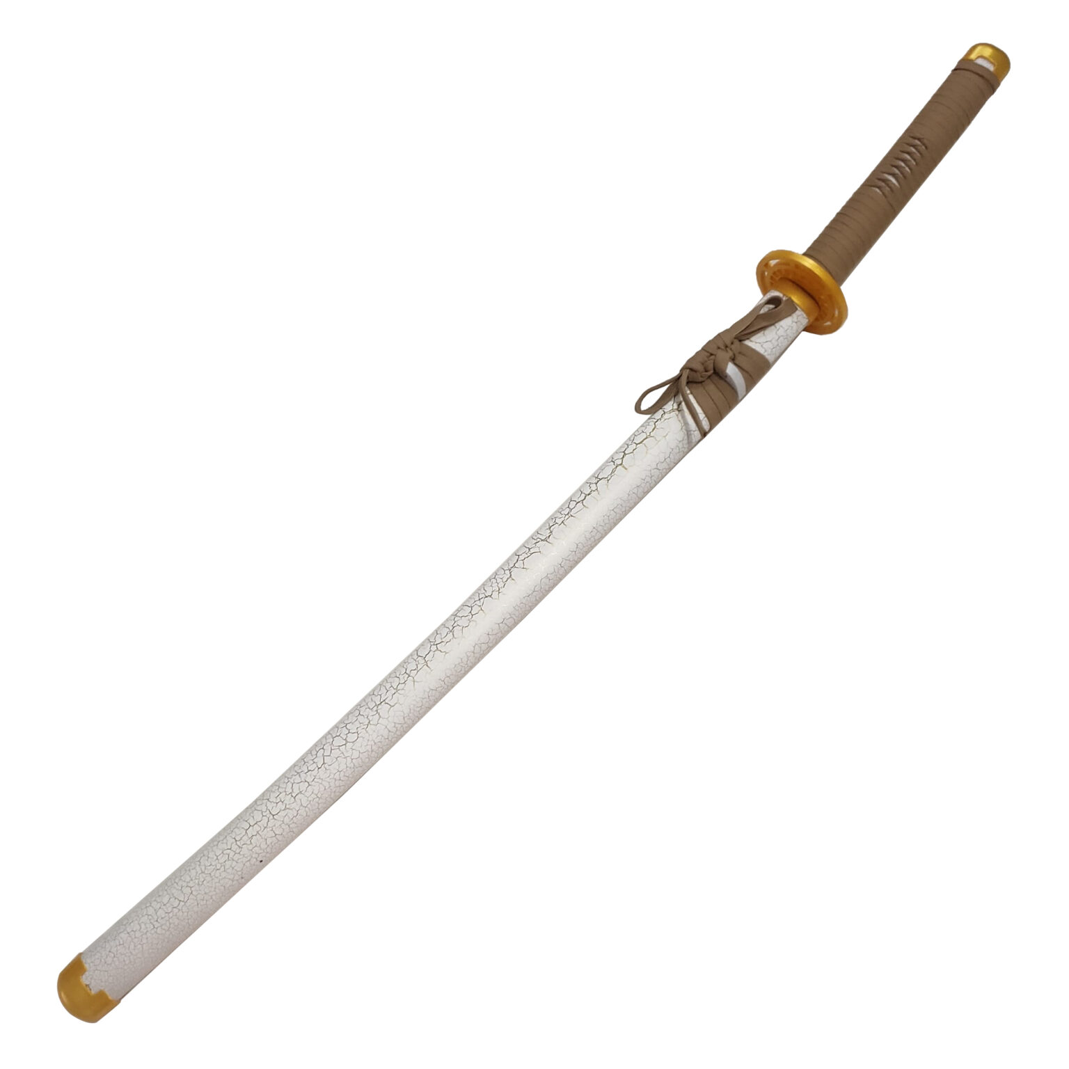 White Katana with Yellow Light - Knives & Swords Specialist