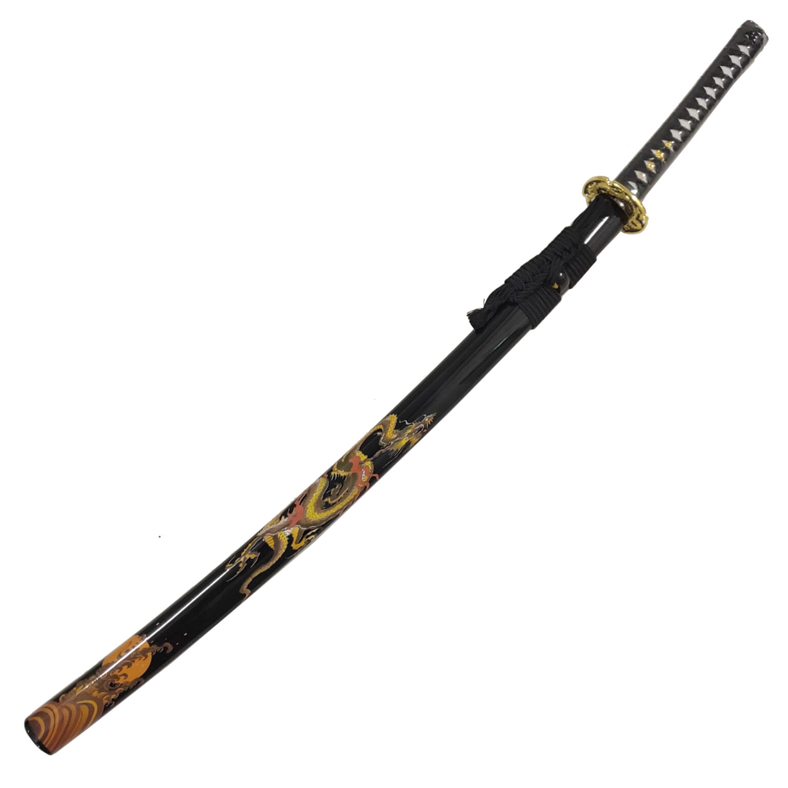 Gold Water Dragon T10 Tool Steel Katana - Knives & Swords Specialist
